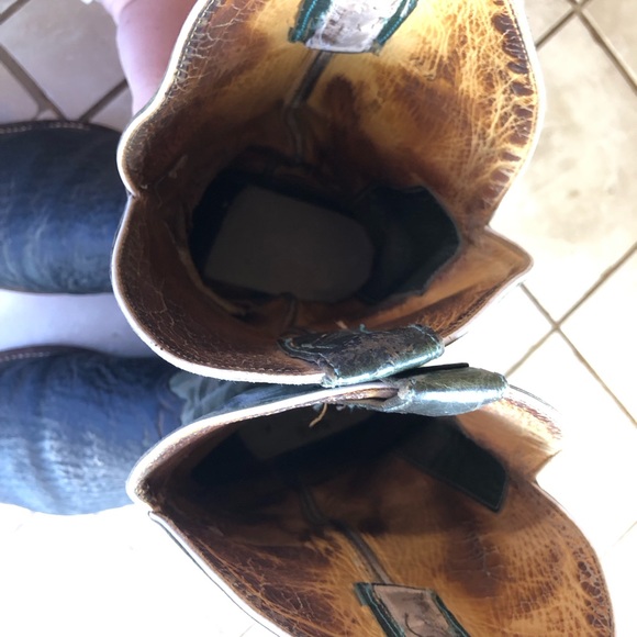 Rod Patrick | Shoes | Rod Patrick Cowboy Boots Size 2a Resouled Shark ...